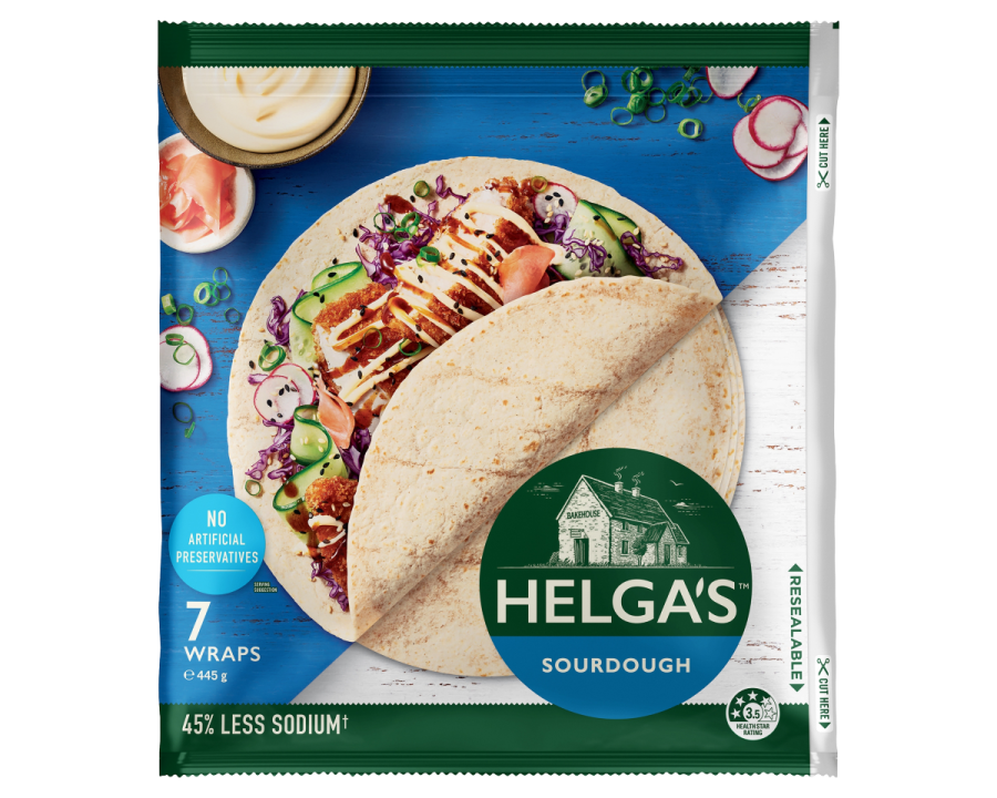 Helgas Wrap Sourdough P7 445 g | Helgas