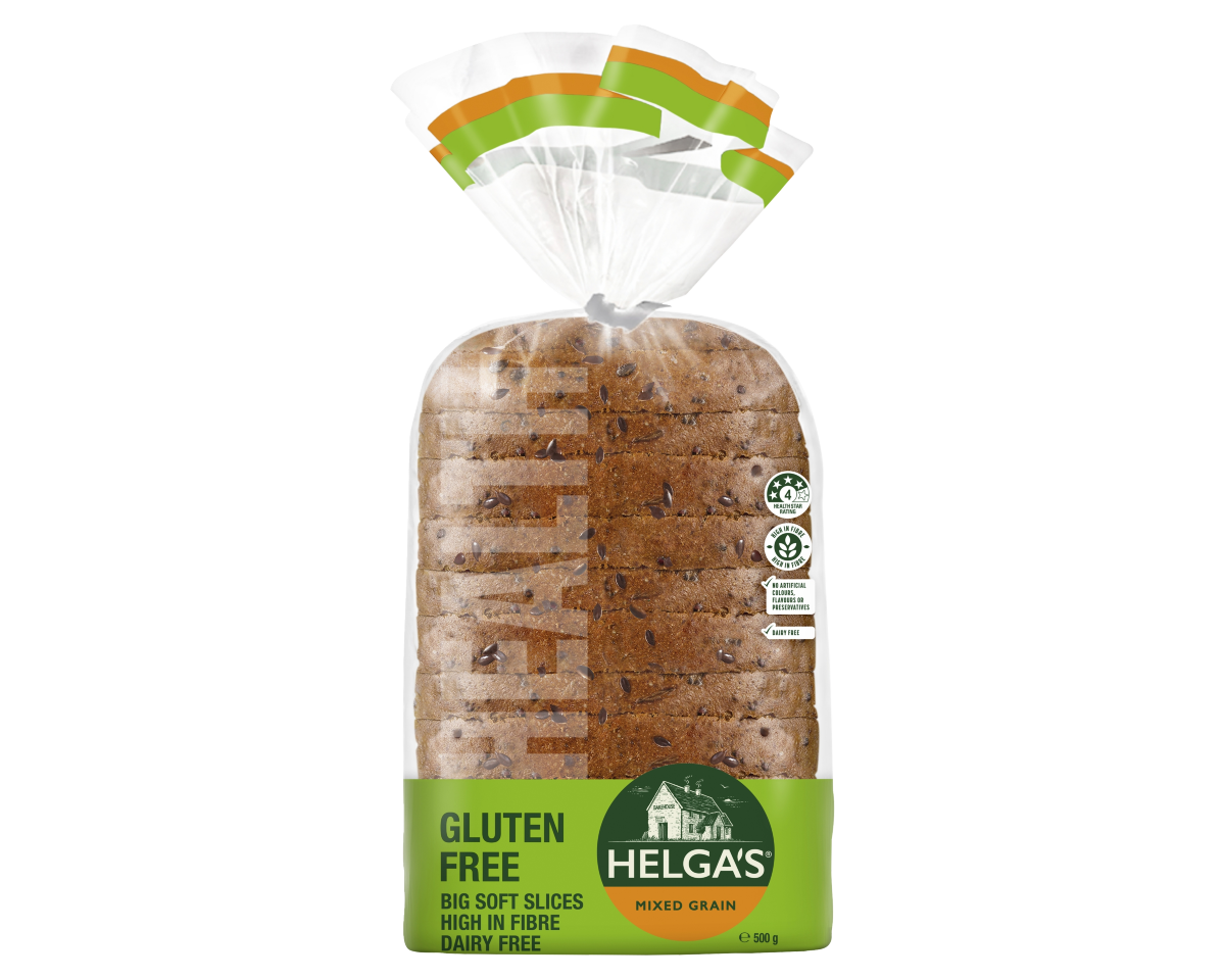 Helgas Gluten Free Bread Slices Mixed Grain 500 g | Helgas