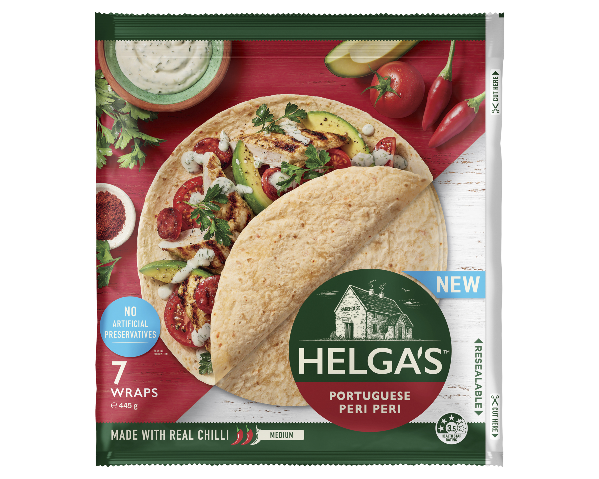 Helgas Wrap Peri Peri P7 445 g | Helgas