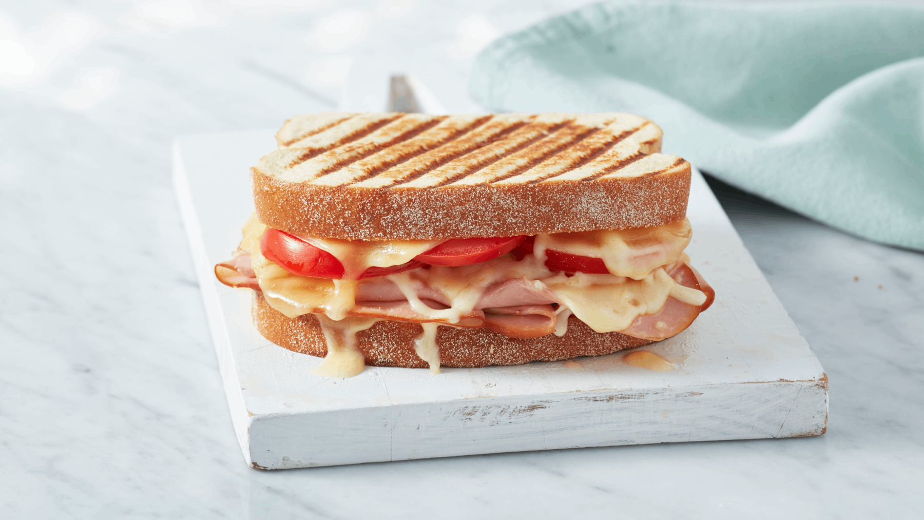Ham, Cheese & Tomato Toastie | Helgas